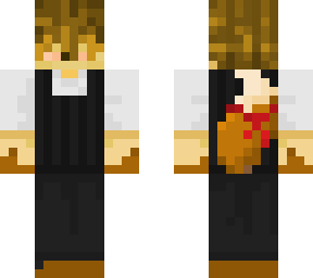 Kuro the fox but in a suit | Minecraft Skin