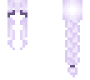 Purple Cotton Candy - braid// Hair Base | Minecraft Skin