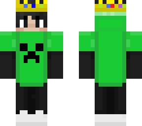 creeper with crown | Minecraft Skins
