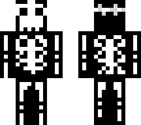 spooky scary skeleton lets play | Minecraft Skins