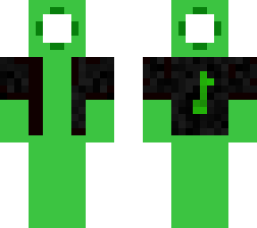 Alan Becker Green Stickman | Minecraft Skin