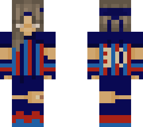 fcb girl gavi | Minecraft Skin