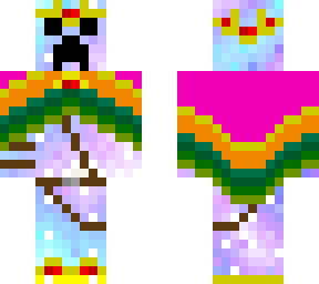 Galaxy Creeper Queen #1 | Minecraft Skin