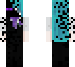 Half Enderman | Minecraft Skin