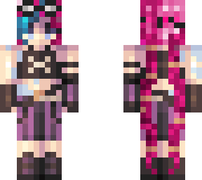 jinx pink recolor | Minecraft Skin