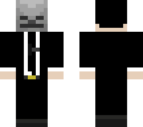 Man with a skeleton mask | Minecraft Skin