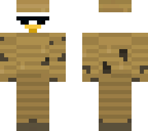 Mummy goose with glasses | Minecraft Skin