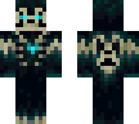 Mx skulk infection skeleton | Minecraft Skin