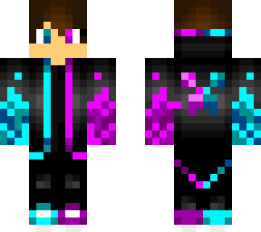 Nether Portal And Ice Boy | Minecraft Skin