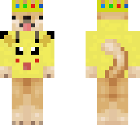 pokemon trainer king shiba inu | Minecraft Skin