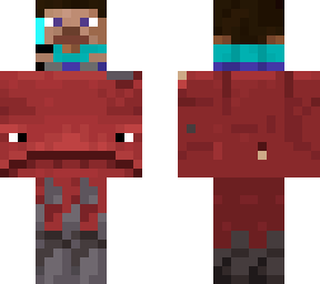 Steve on a strider | Minecraft Skin