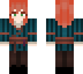elf girl redhead | Minecraft Skins