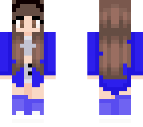 Mujer vestimenta azul | Minecraft Skin