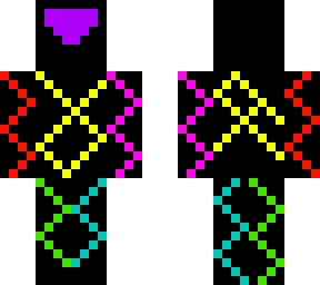 Neon armour | Minecraft Skin