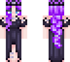 Purple edit of the end queen by Stxrships | Minecraft Skin