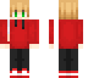 red hoodie | Minecraft Skins