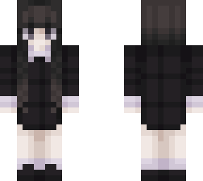 Wednesday Addams Minecraft Skin | Minecraft Skin