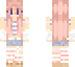 Aesthetic pink girl | Minecraft Skin