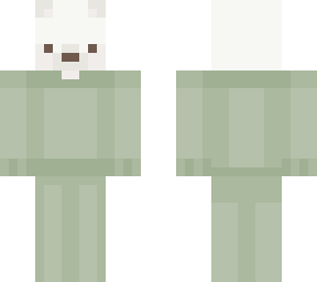 Green Polar Bear skin | Minecraft Skin