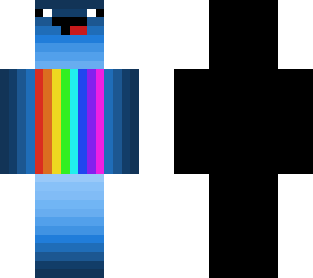 Rainbow Noob | Minecraft Skin