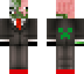 Zombie Pigman In Suit | Minecraft Skin