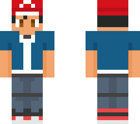 Ash Ketchum from pokmon | Minecraft Skin