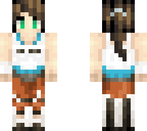 Chell (Portal 2) | Minecraft Skin