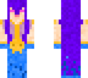 Clash Royale Blue Witch | Minecraft Skin