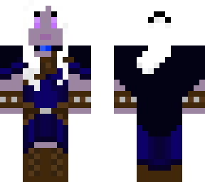 Drow/ Dark Elf Sorcerer | Minecraft Skin