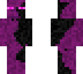half enderman | Minecraft Skin