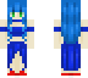 SONIC girl | Minecraft Skin