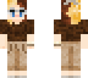 Split dyed hair Pretty Girl | Minecraft Skin