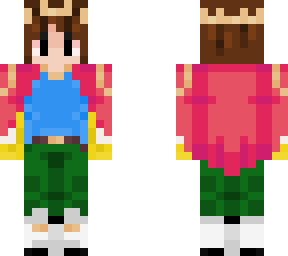 Warrior red cape | Minecraft Skin