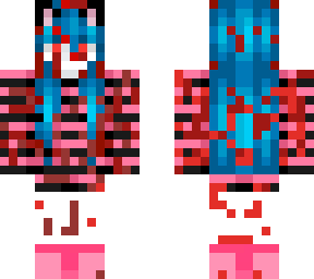 blood girl bloody girl | Minecraft Skins