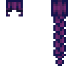 Blueberry Candy - braid// Hair Base | Minecraft Skin
