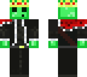 dark slime king | Minecraft Skin