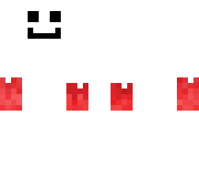 White Smile Face | Minecraft Skin