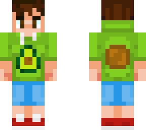 Avocado Skin For Da Guacman | Hive Styled | Minecraft Skin