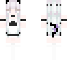 Blue, Purple Meifwa Maid | Minecraft Skin