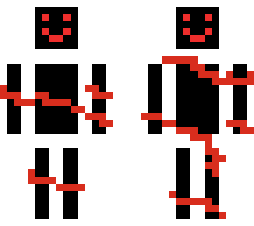 RED smile | Minecraft Skin