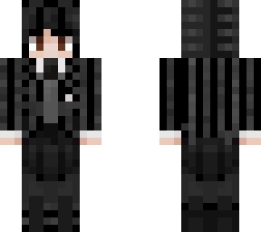Wednesday (Nevermore Uniform) | Minecraft Skin