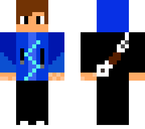 Blue gamer | Minecraft Skin