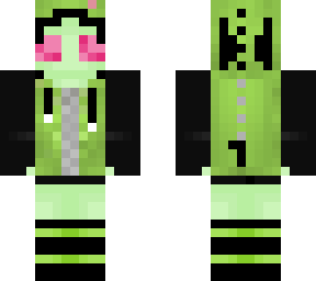 Invader zim in gir hoodie | Minecraft Skin