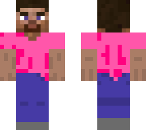 Pink steve | Minecraft Skin