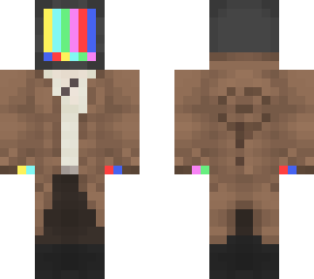 Tv Head Warlock | Minecraft Skin