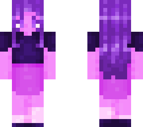 Amethyst girl | Minecraft Skin