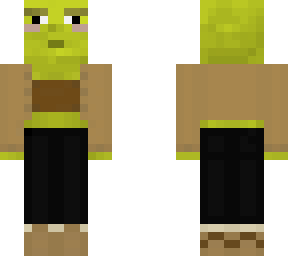 basic white girl shrek | Minecraft Skin