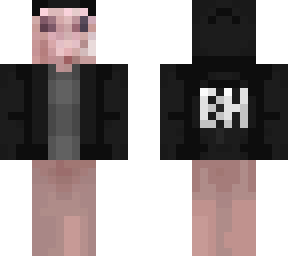 Black Hoodie Bingus - No Pants | Minecraft Skin