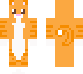 Cute orange cat | Minecraft Skin