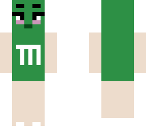 GREEN M&M | Minecraft Skin